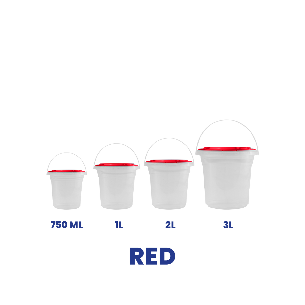 Bucket Container Body Trans and Cover Colored – donewellplastics