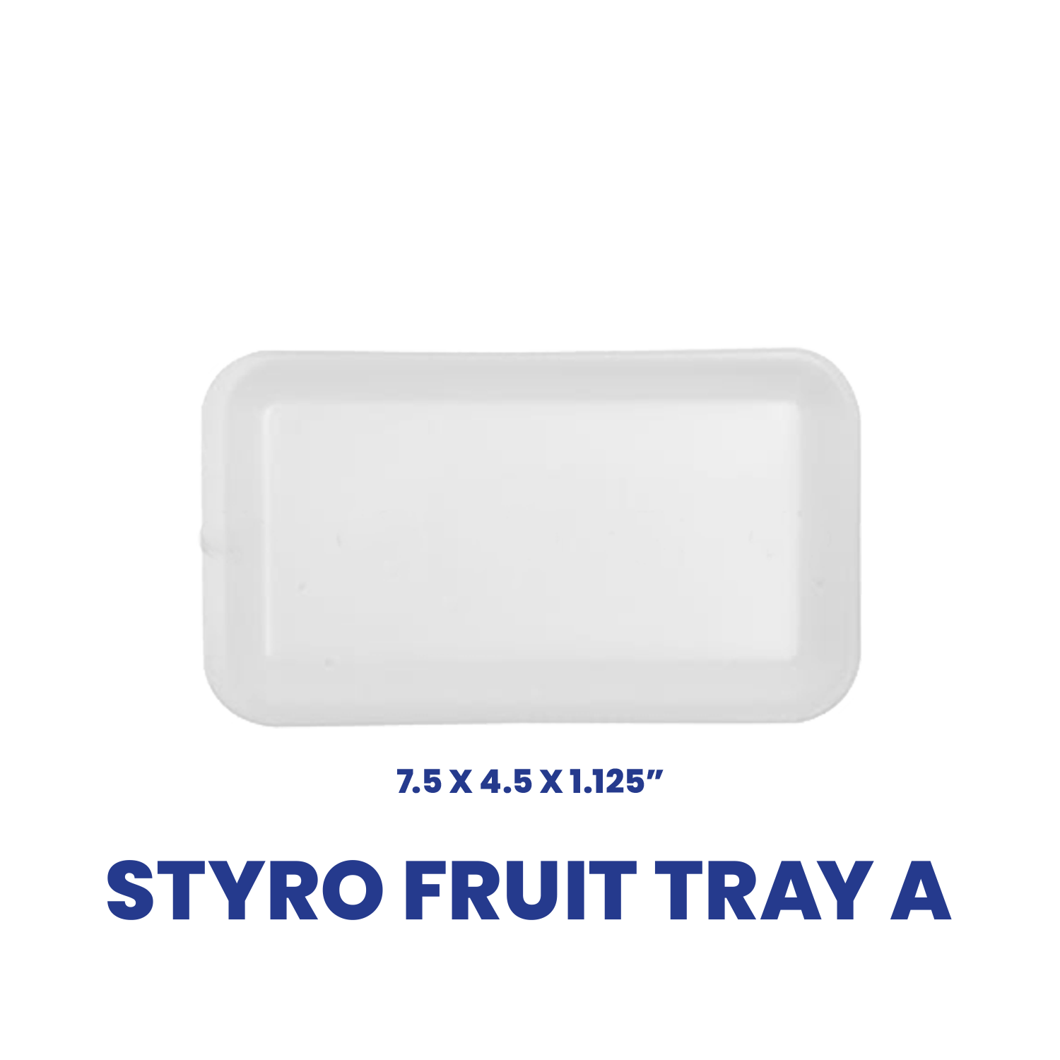 Styrofoam Fruit Tray A – donewellplastics