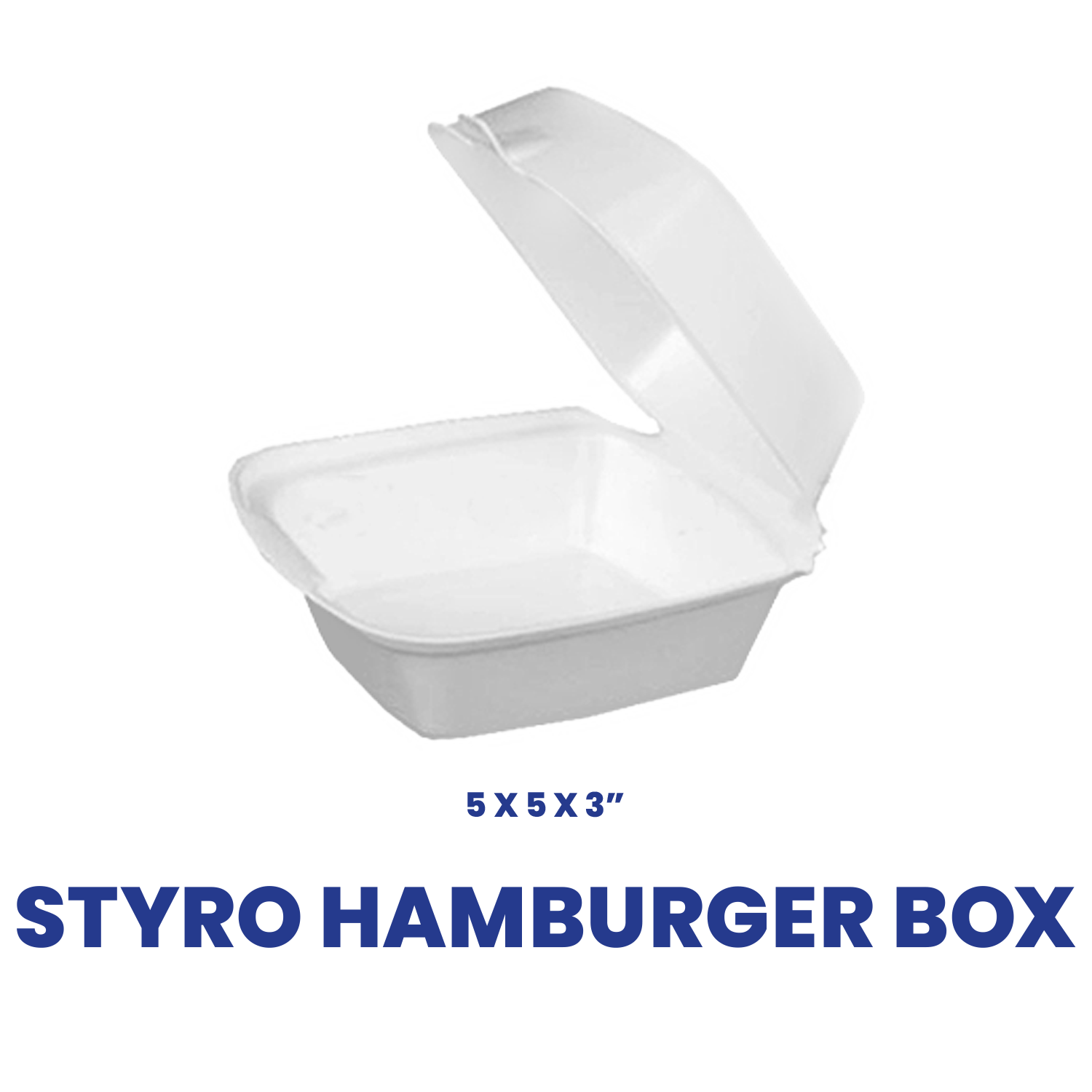 Styrofoam Hamburger Box – donewellplastics