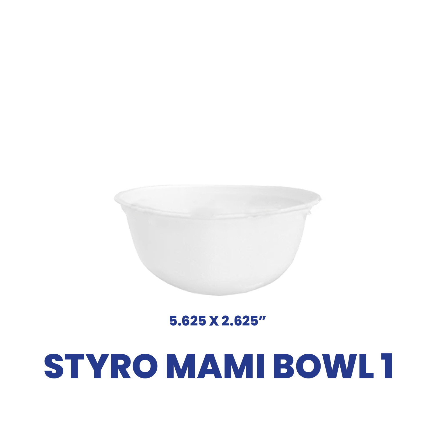 Styrofoam Mami Bowl – donewellplastics
