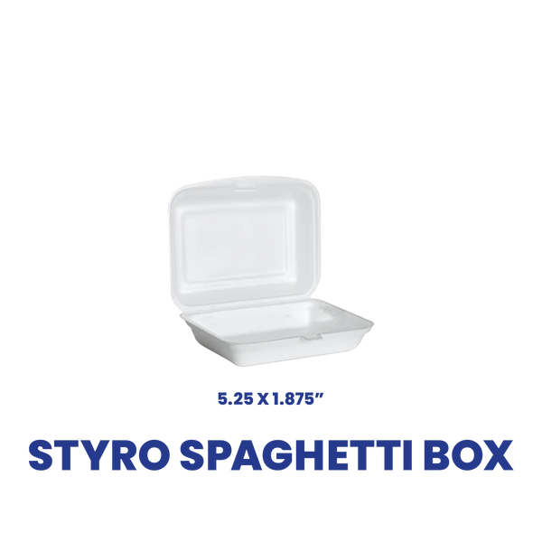 Styrofoam Spaghetti Box – donewellplastics